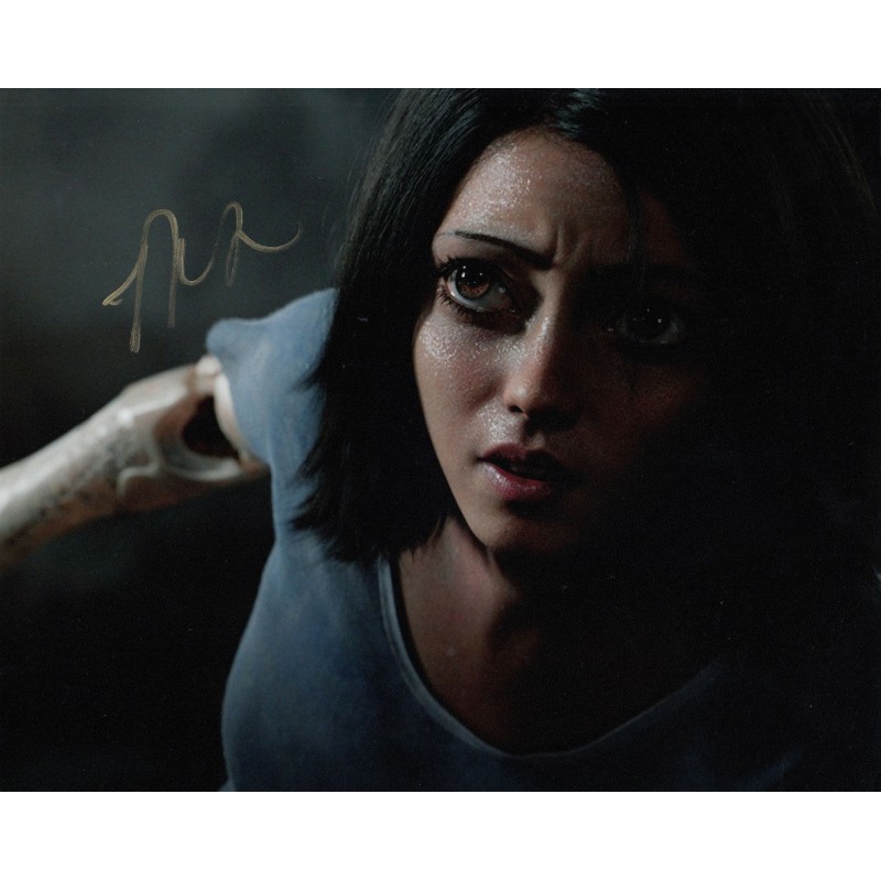 Autographe De Rosa Salazar Authentic Signed 10x8 Alita Photo Aftal