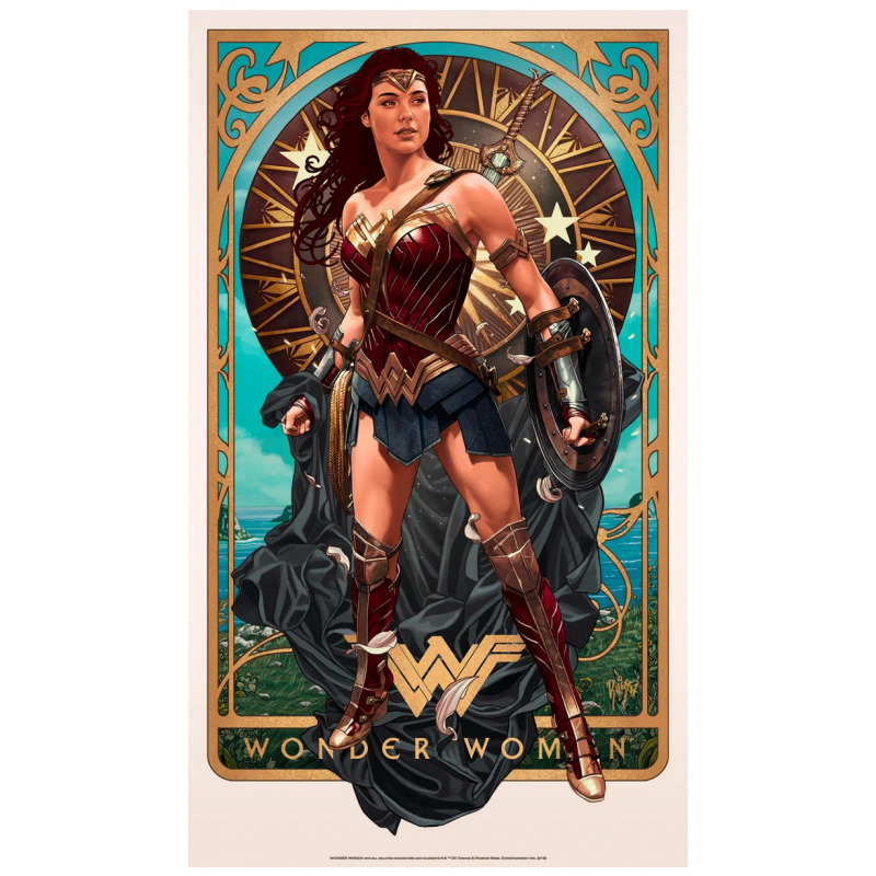 WONDER WOMAN Variant by Juan Carlos Ruiz Burgos. Limited Edition Print ...